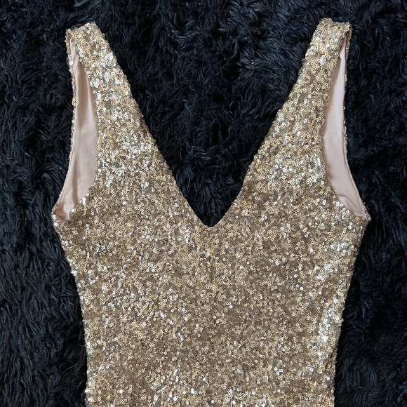 Pants & Jumpsuits | Bebe Sequin Body Suit In Xs | Poshmark